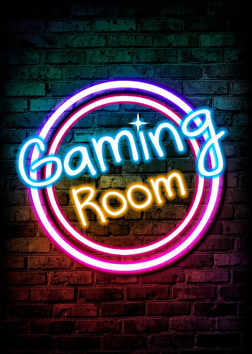 'Gaming room' Poster, picture, metal print, paint by Metal Posters ...
