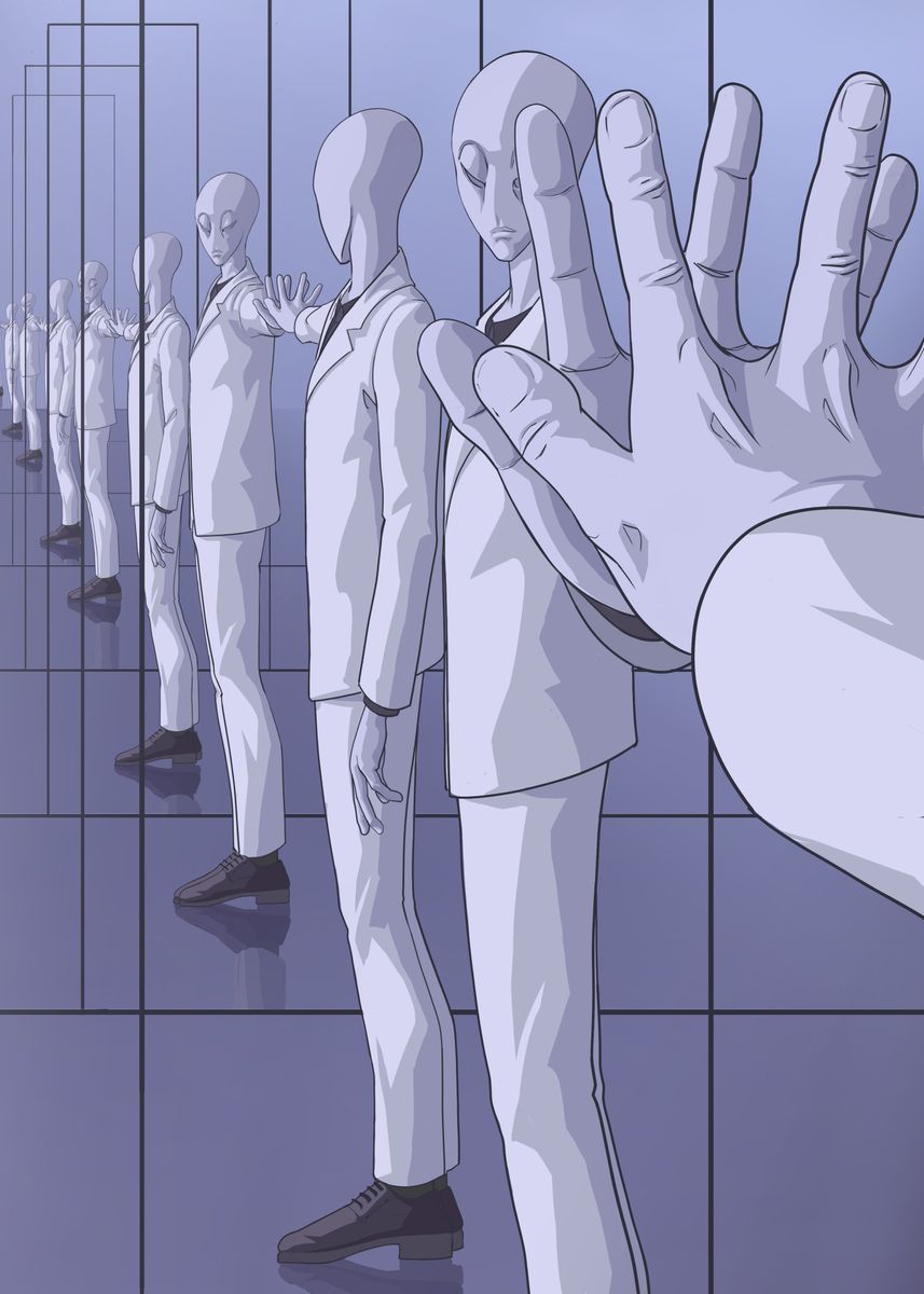 'Mirrors' Poster by P1x Creations | Displate