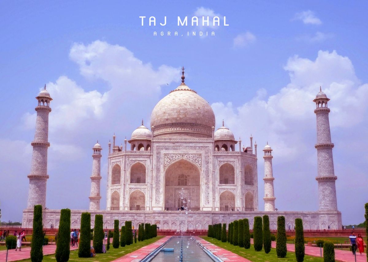 'Taj Mahal ' Poster by Famous City | Displate