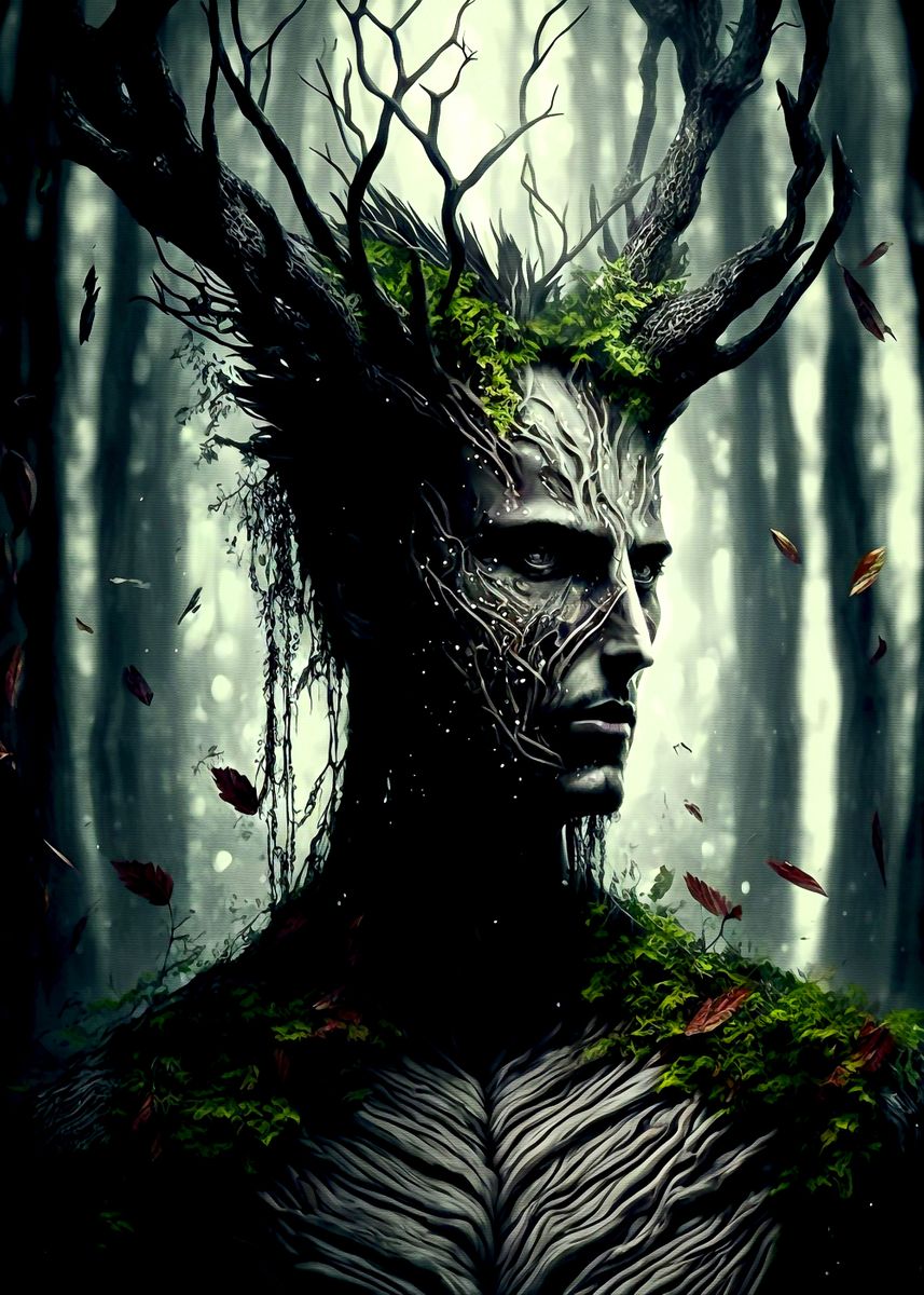 'Fantasy Face' Poster, picture, metal print, paint by culinal dual ...