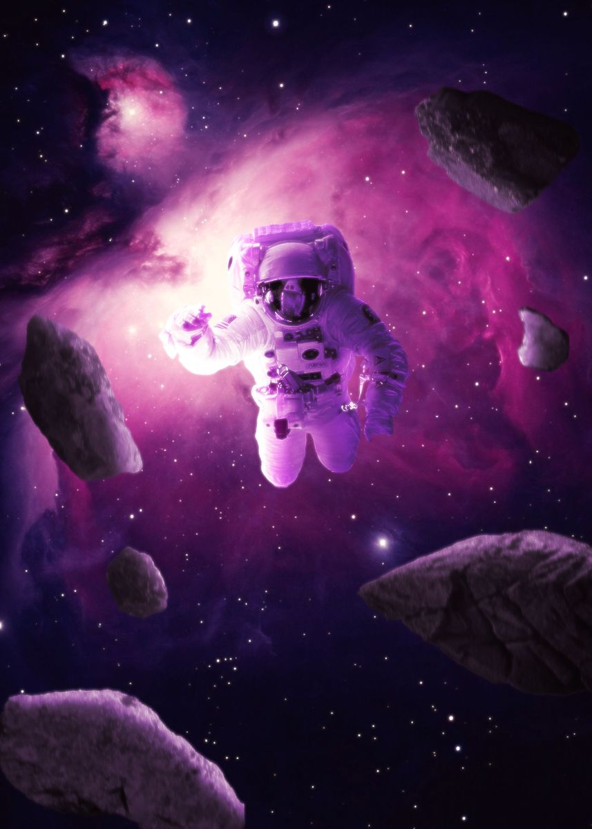 'PURPLE FLIGHT' Poster, picture, metal print, paint by LFHCS | Displate