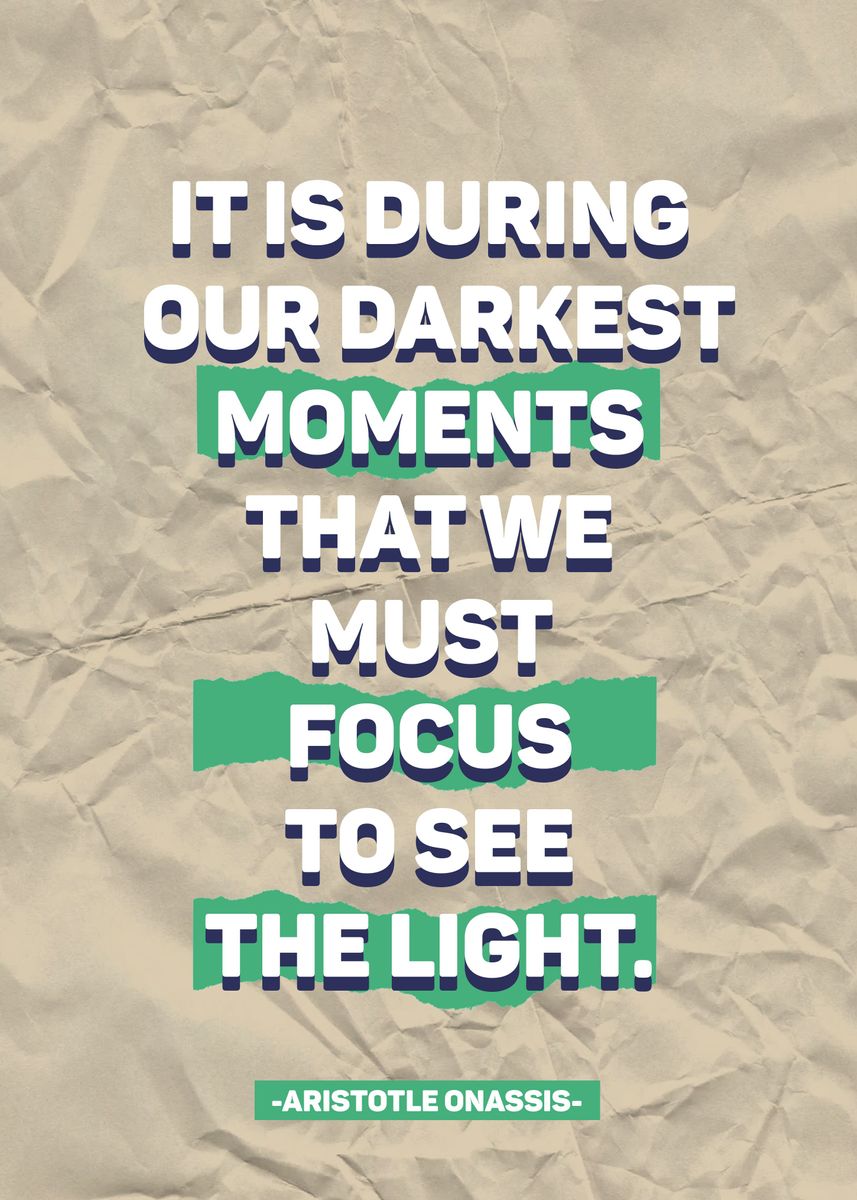 'Aristotle Onassis Quotes' Poster, picture, metal print, paint by V ...