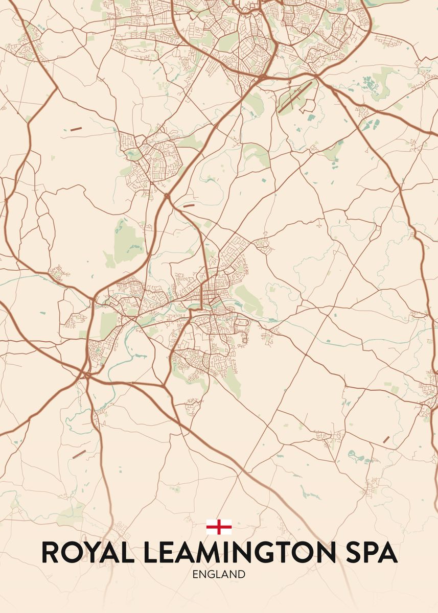 'Royal Leamington Spa UK' Poster, picture, metal print, paint by IMR ...