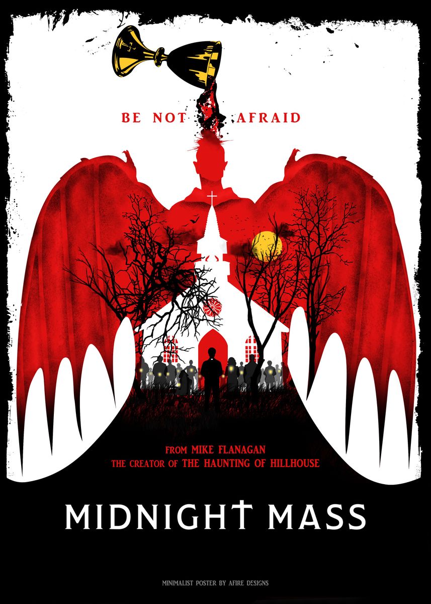 'Midnight Mass poster' Poster, picture, metal print, paint by Afire ...