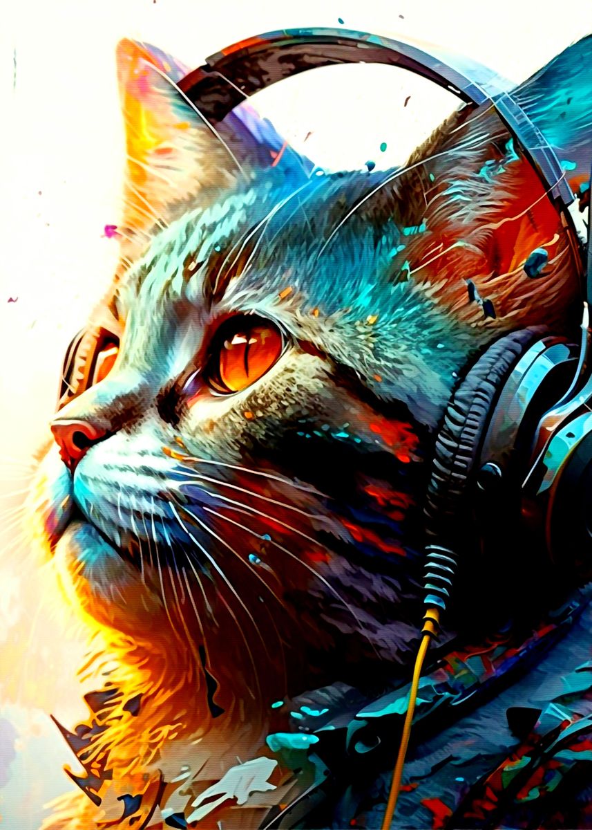 'Cat' Poster by minh doan | Displate