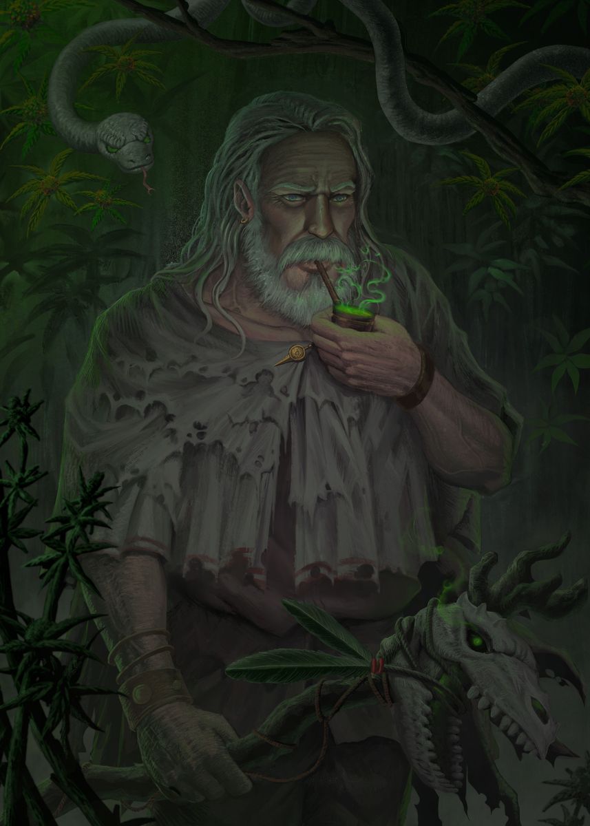 'Ancient Path' Poster, picture, metal print, paint by TerpeneTom | Displate