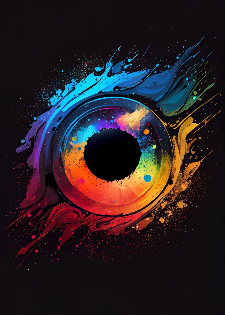 'color pop eye' Poster, picture, metal print, paint by dostiphotography ...