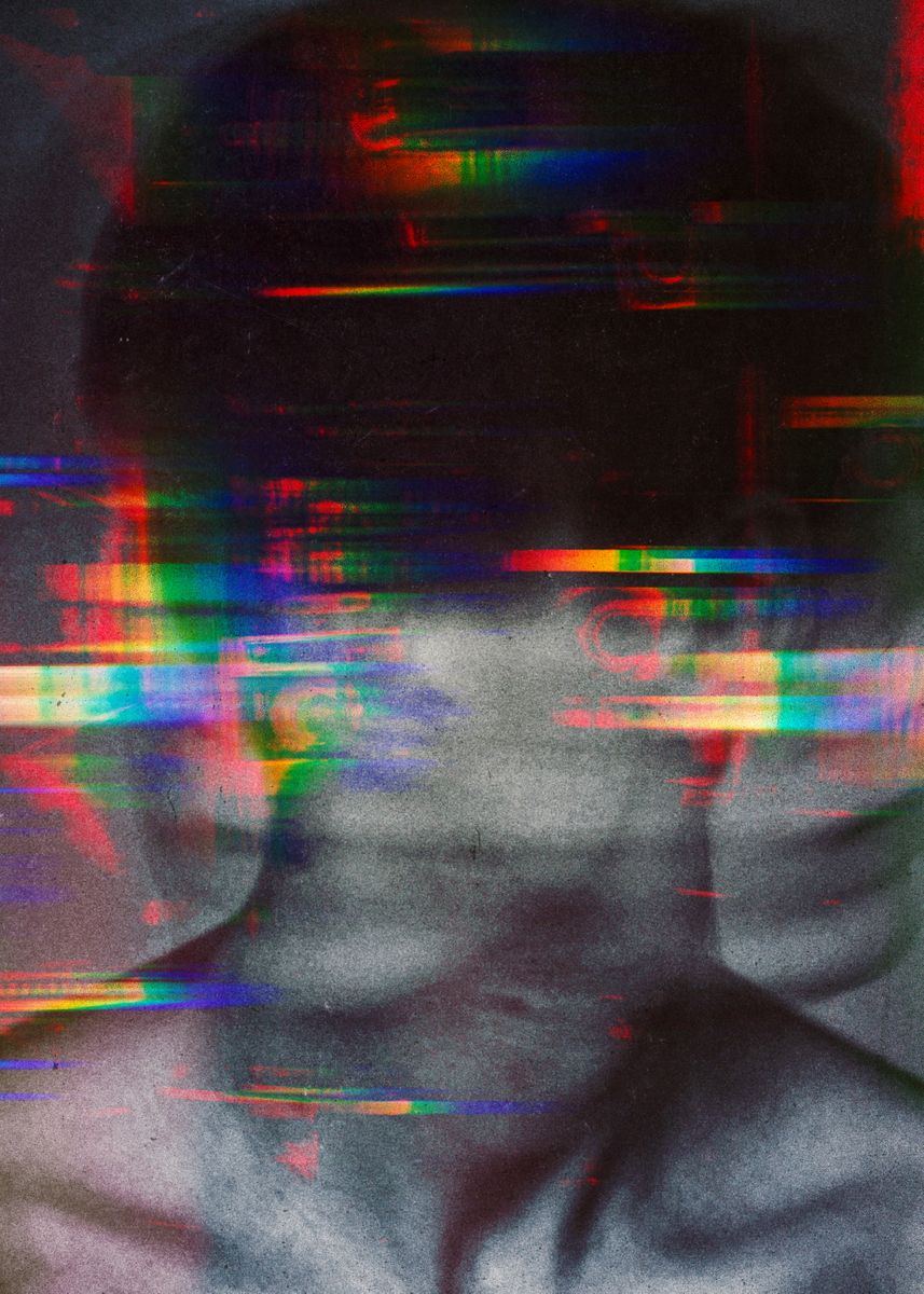 'Fragmented Reflections' Poster, picture, metal print, paint by seam ...