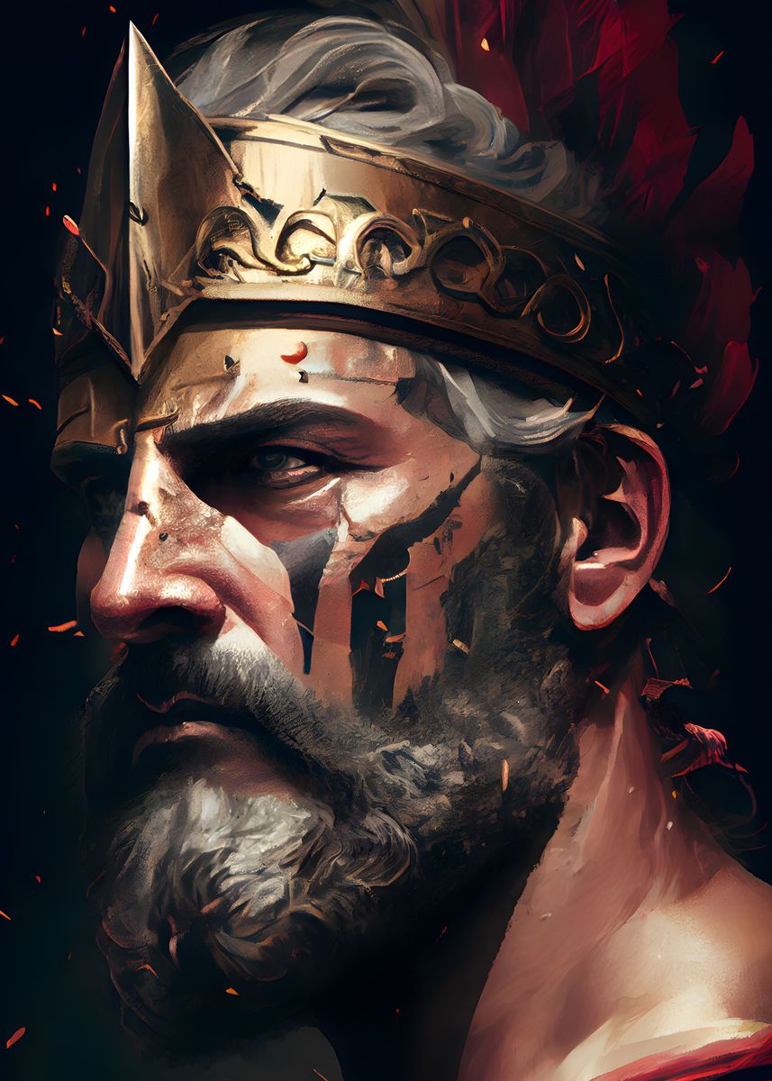 'Roman Emperor' Poster, picture, metal print, paint by GoodLifeImages ...