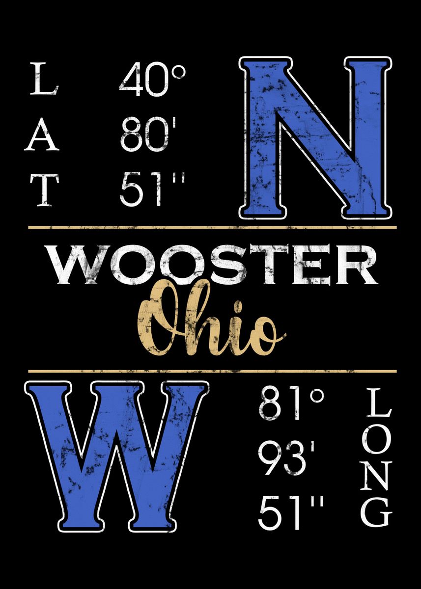 'Wooster Ohio' Poster by Celia Steuber | Displate