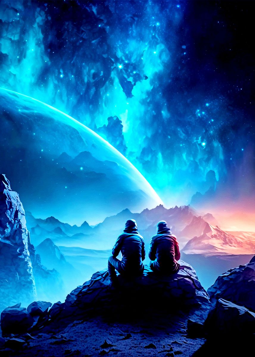 'Fantasy Landscape' Poster, picture, metal print, paint by Romos Xavi ...