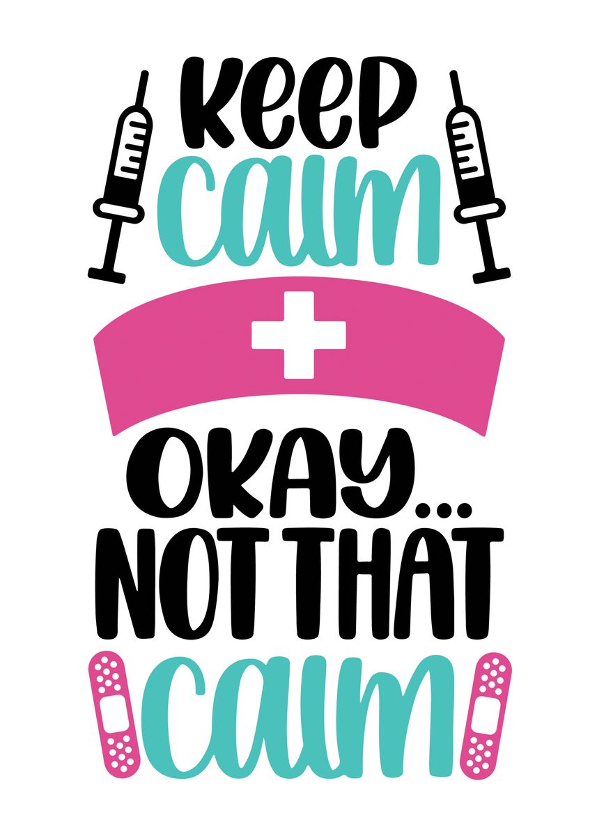 'Keep Calm Not That Calm' Poster, picture, metal print, paint by GOHAN ...