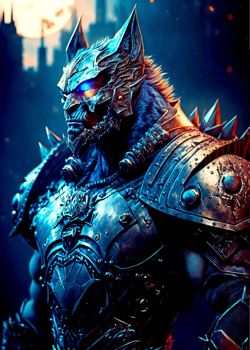 'Fantasy Warrior' Poster, picture, metal print, paint by Hita Ando ...