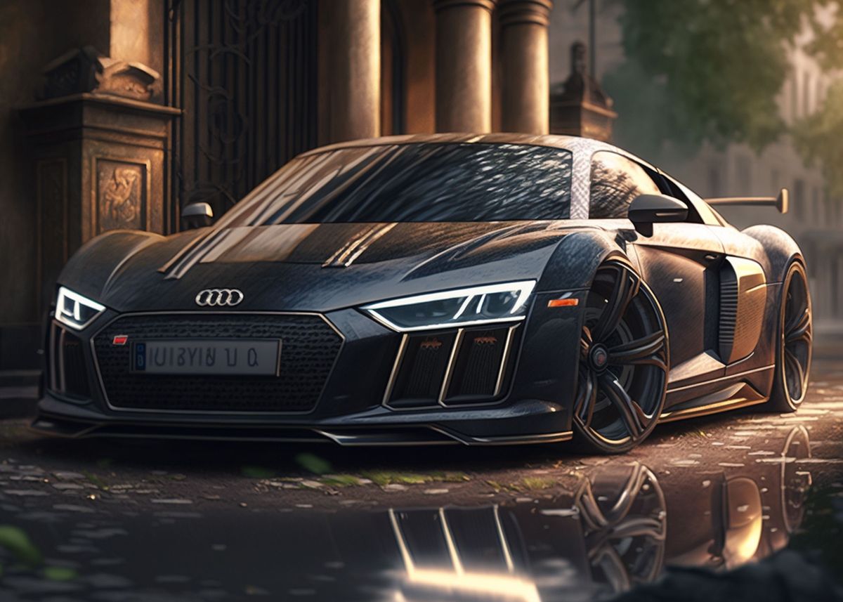 'Audi R8' Poster by Zukato | Displate