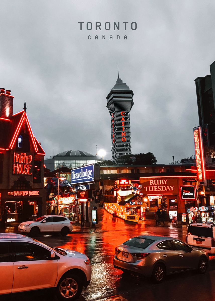 'Toronto ' Poster, picture, metal print, paint by Travel Addict | Displate