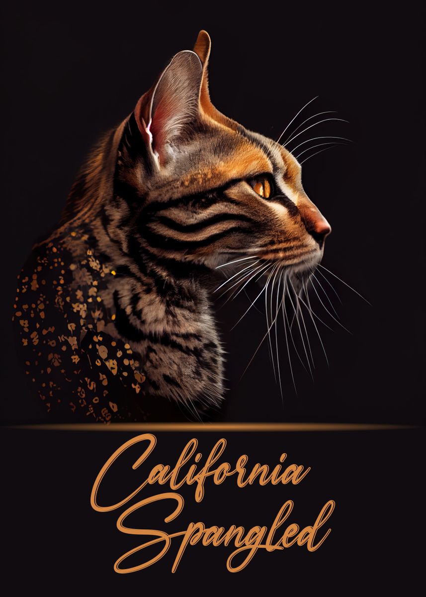 'California Spangled' Poster, picture, metal print, paint by Artistic ...