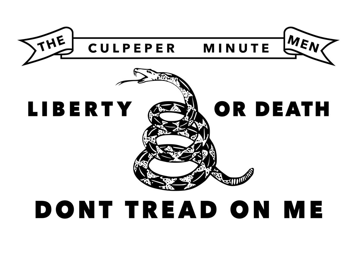 'Culpeper Minutemen Flag' Poster by Bruce Stanfield | Displate