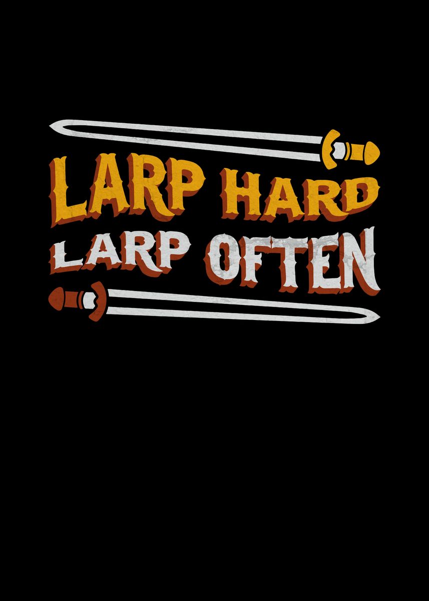 'LARP RPG Role Playing' Poster by Michael | Displate