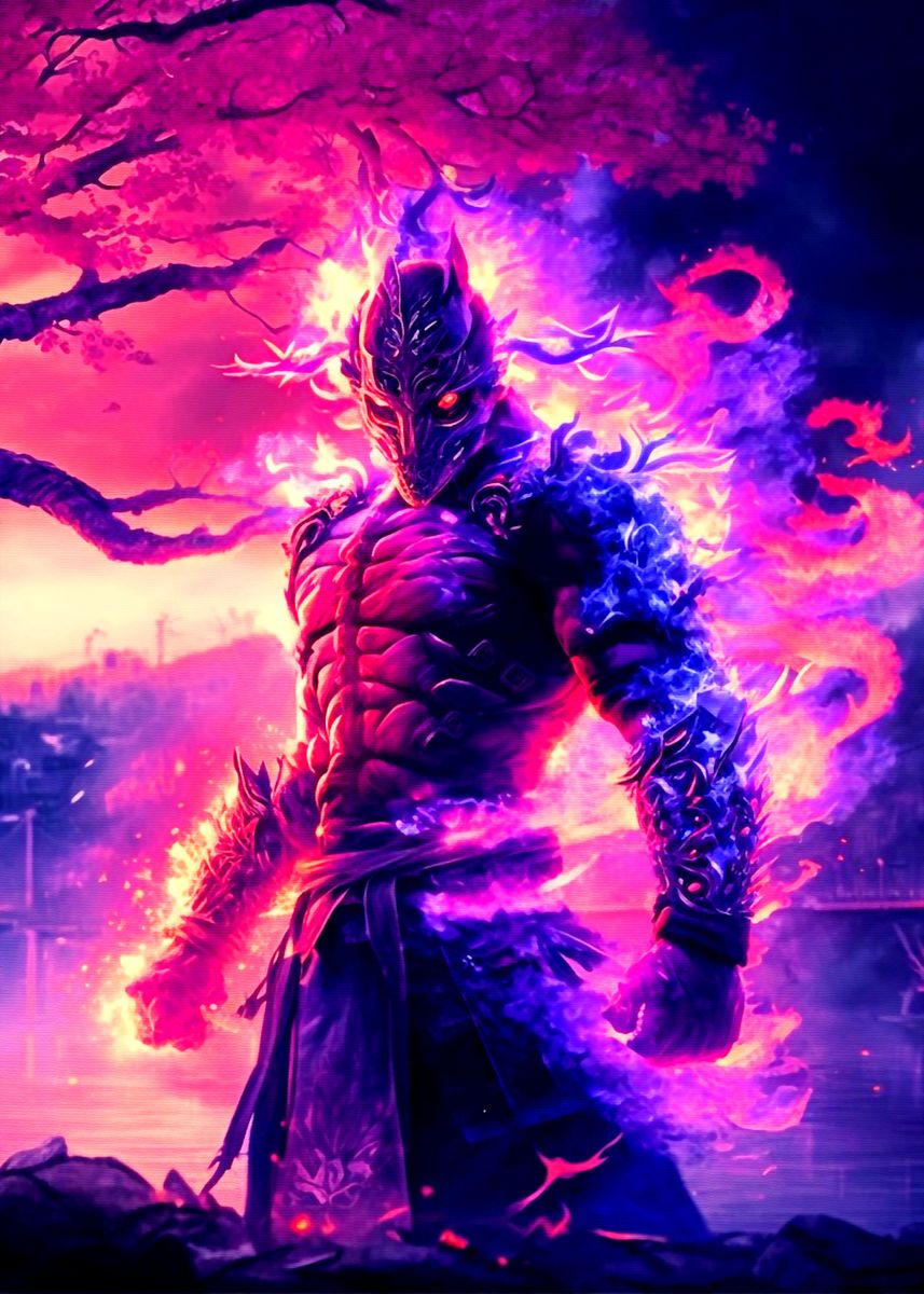 'Fantasy Warrior' Poster, picture, metal print, paint by Hita Ando ...