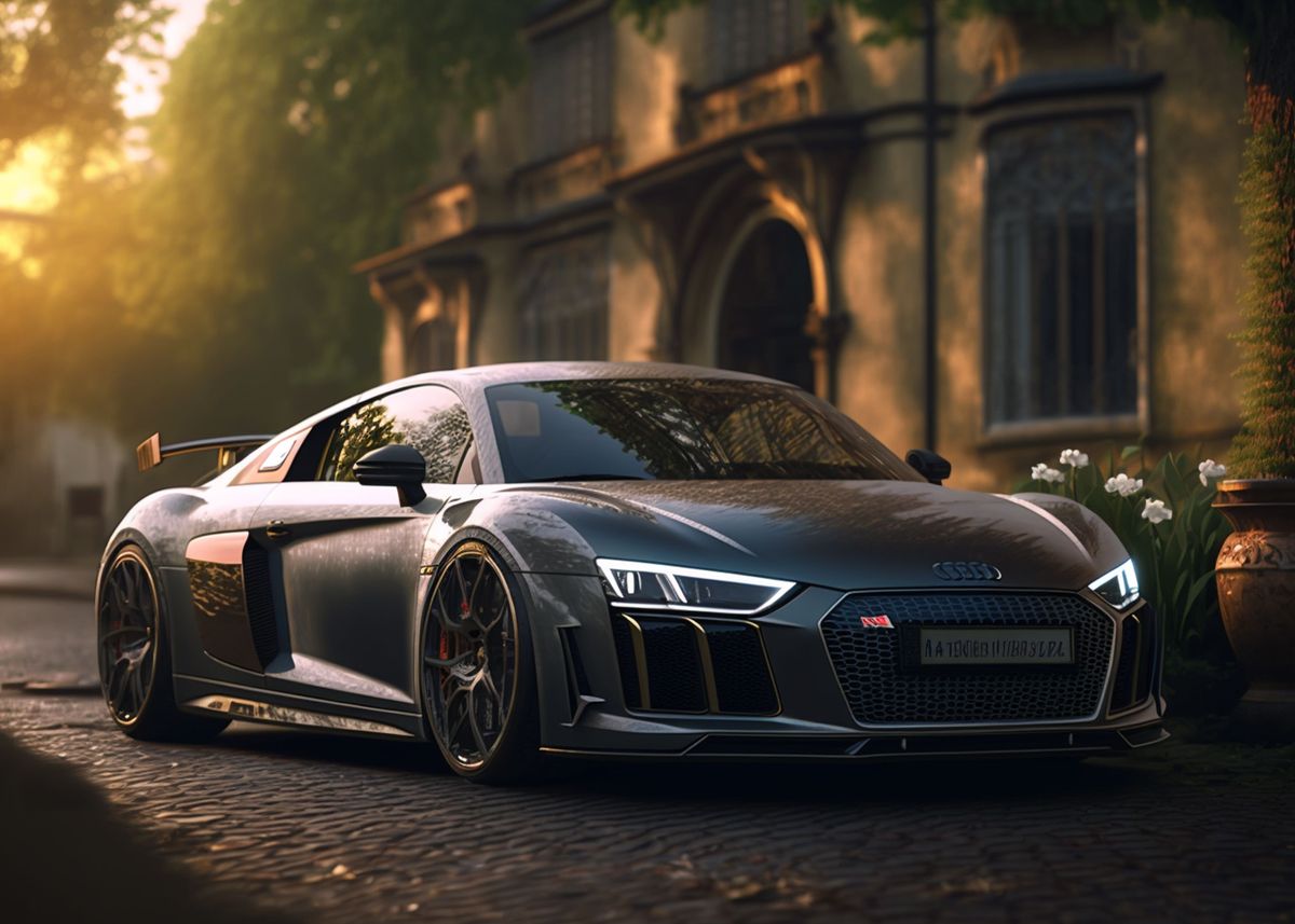 'Audi R8' Poster by Zukato | Displate