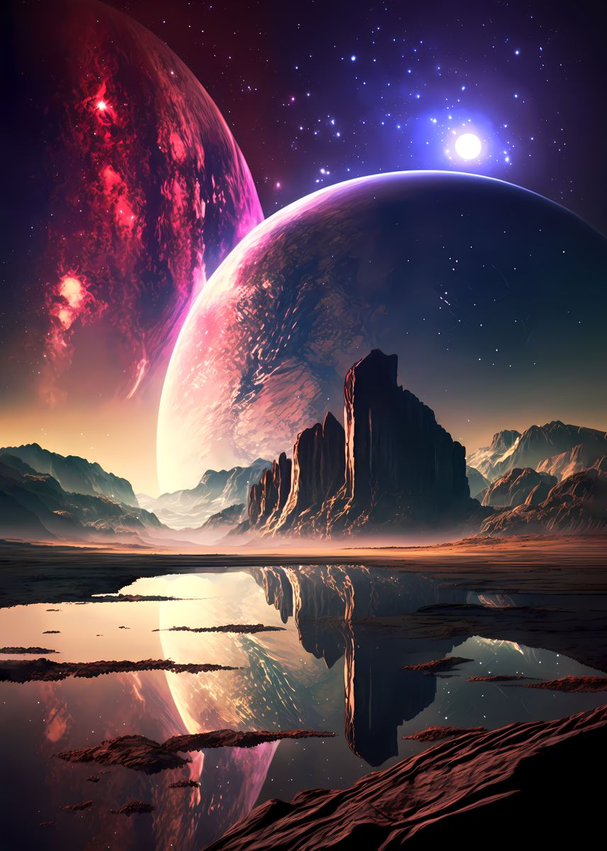 'Ethereal Twilight' Poster, picture, metal print, paint by Luong Phat ...