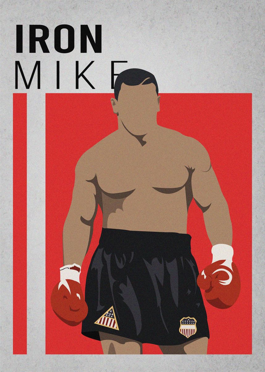 'Iron mike ' Poster, picture, metal print, paint by Brock Lesnar | Displate