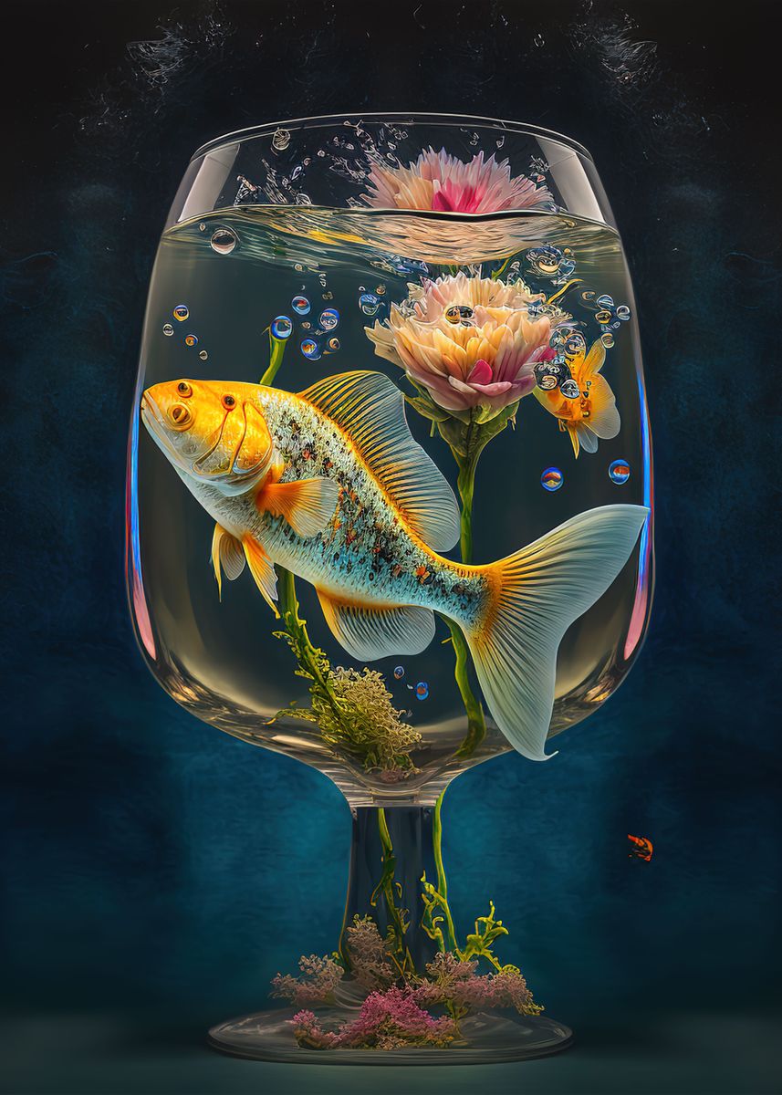 'Aquarium Fish' Poster by Daniaal Odonnell | Displate