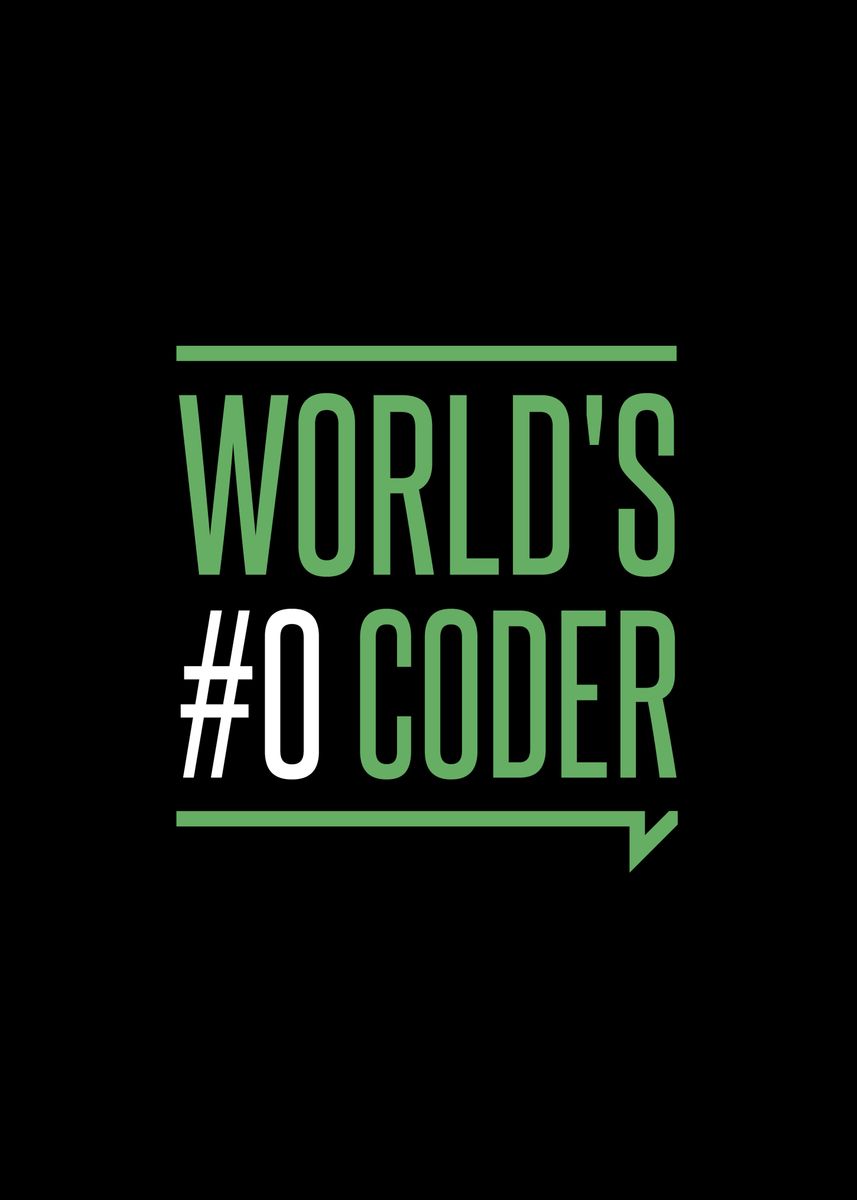 'Coding' Poster, picture, metal print, paint by Cool Till Death | Displate