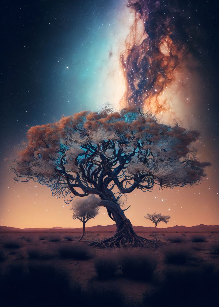 'Cosmic Tree of Life' Poster by DB P | Displate
