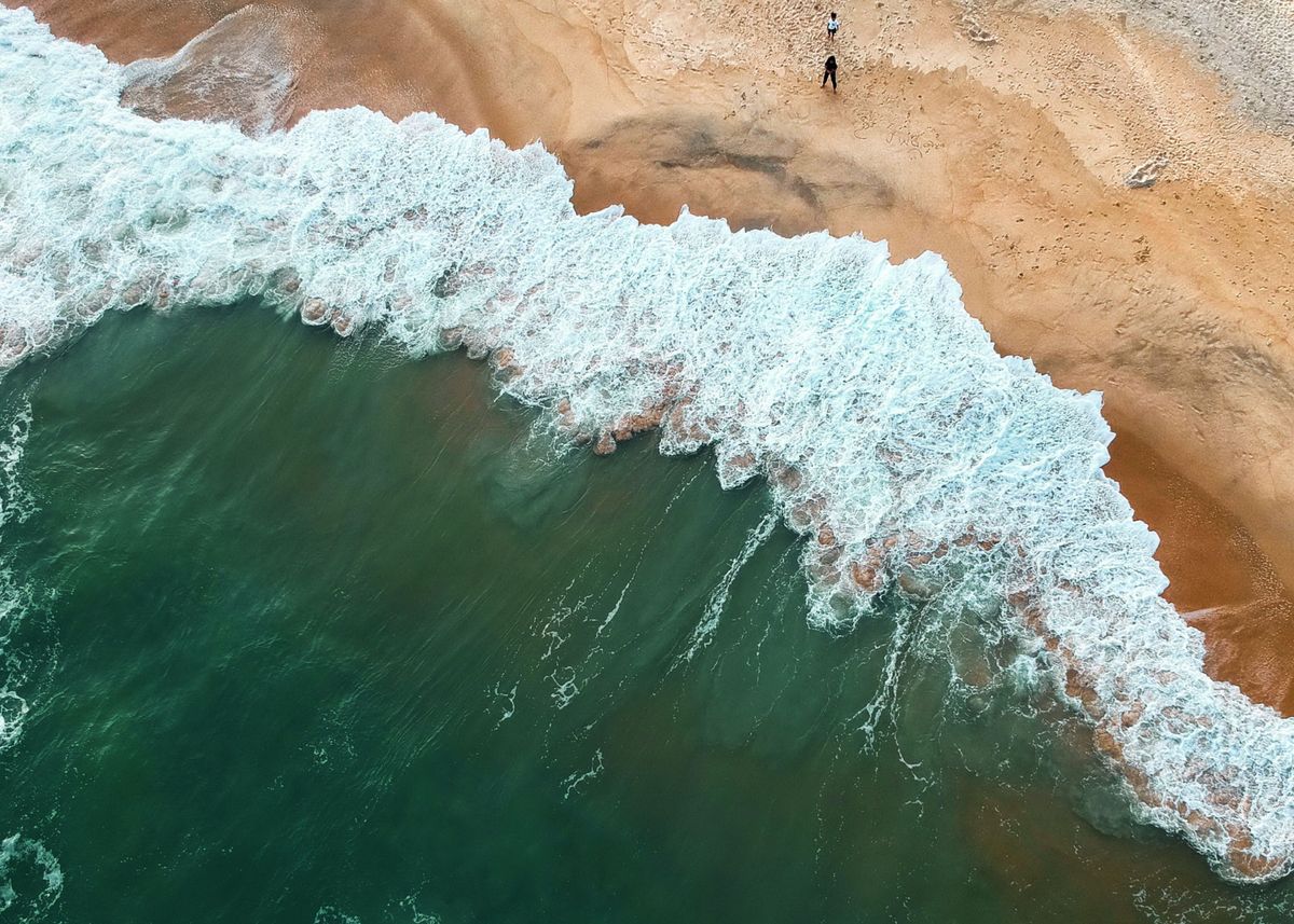 'Birdview Beach' Poster by Photography and Illustration | Displate