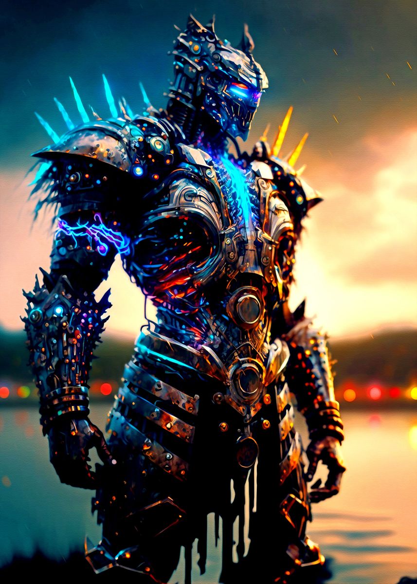 'Fantasy Warrior' Poster, picture, metal print, paint by Hita Ando ...