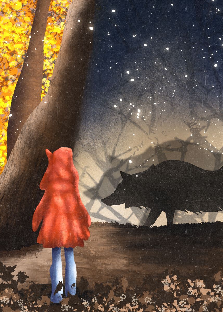 'retro little red' Poster, picture, metal print, paint by Travel Travel ...