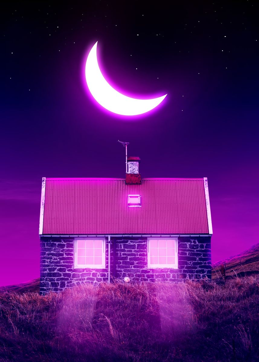 'fantasy house' Poster, picture, metal print, paint by INSPIRE ...