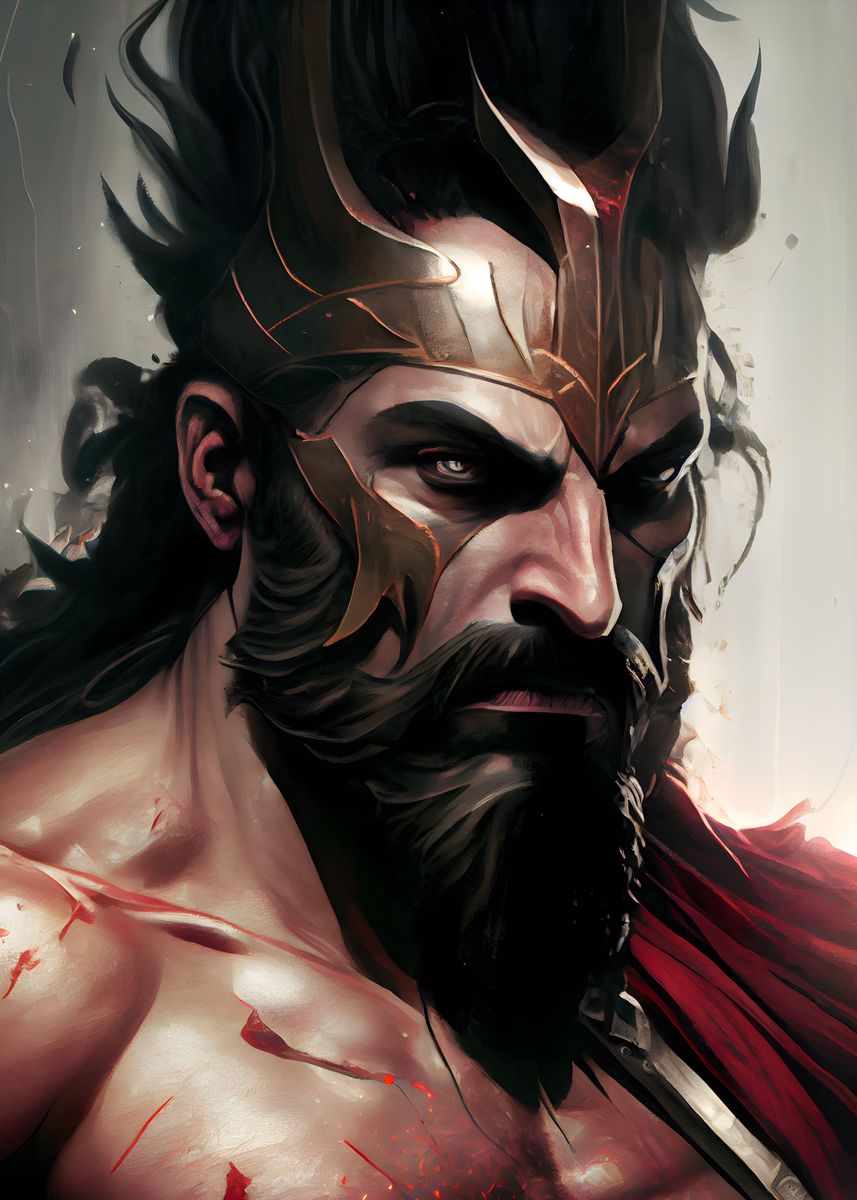 'Spartan Fighter' Poster, picture, metal print, paint by GoodLifeImages ...