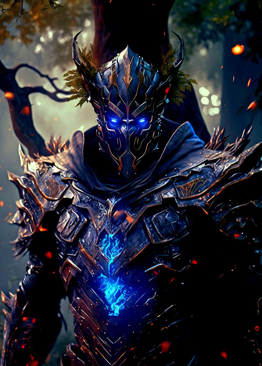 'Fantasy Warrior' Poster, picture, metal print, paint by Hita Ando ...