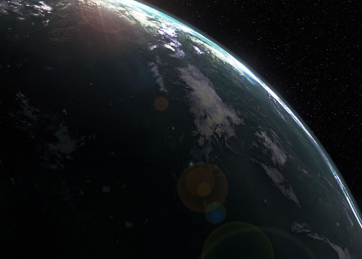 'Cinimatic Earth' Poster by Nick Burgess | Displate