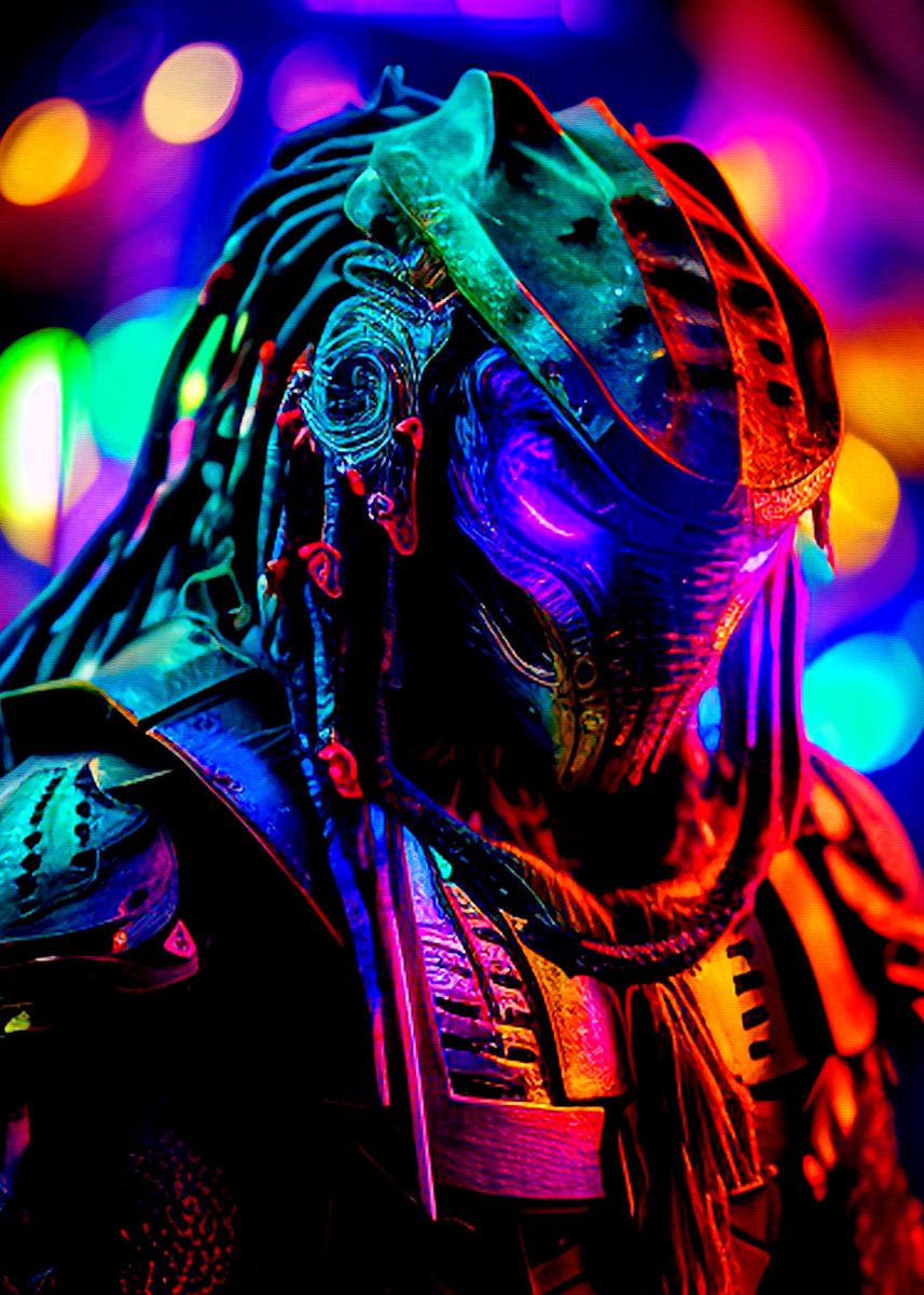 'Cyberpunk Predator' Poster, picture, metal print, paint by Dao Thuan ...