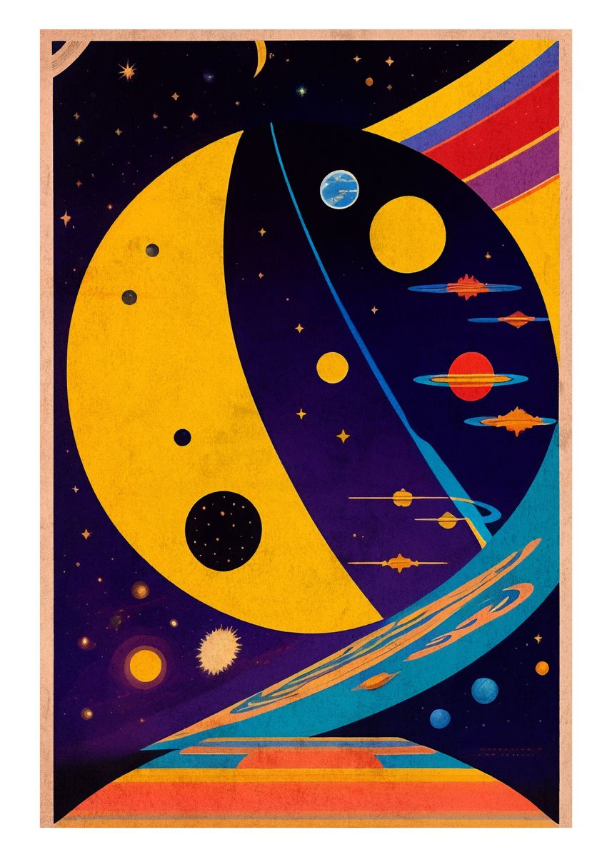 'moon' Poster, picture, metal print, paint by Linda anggraeni | Displate