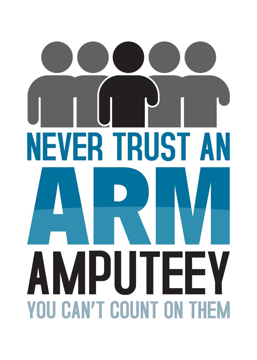 'Arm Amputee' Poster, picture, metal print, paint by Sebastian Wünsche ...