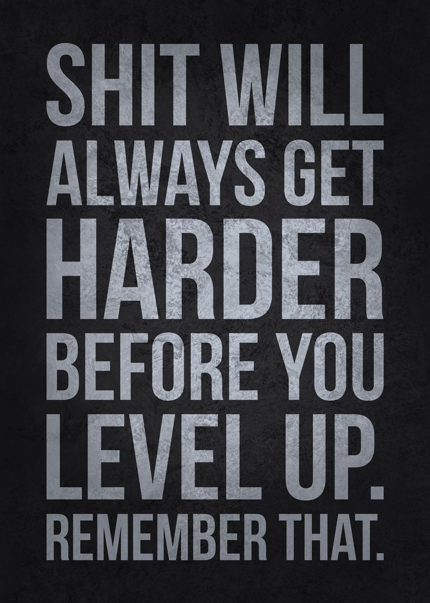 'Level Up' Poster, picture, metal print, paint by CHAN | Displate