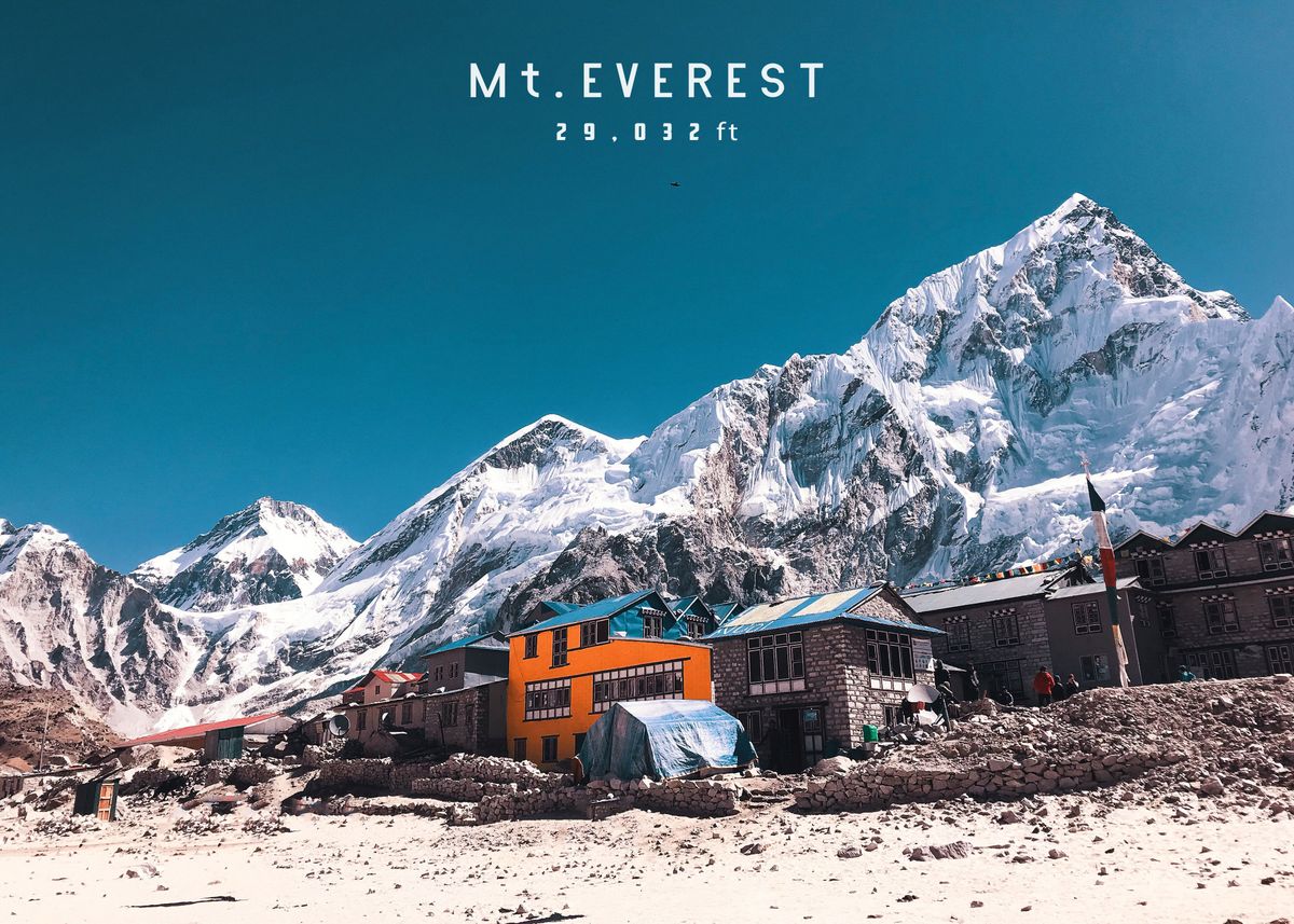 'Mount Everest ' Poster by Explore Universe | Displate