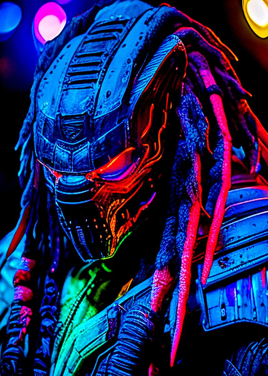 'Cyberpunk Predator' Poster, picture, metal print, paint by Dao Thuan ...