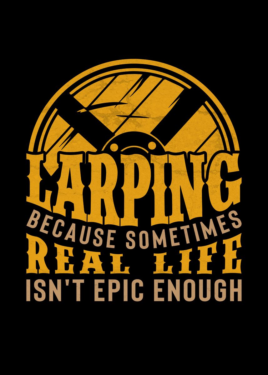 'LARP RPG Role Playing' Poster by Michael | Displate