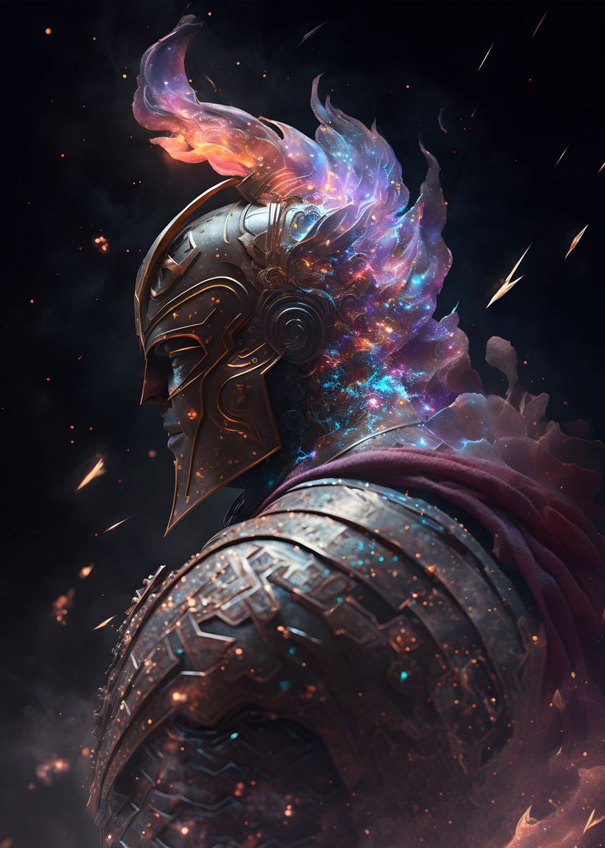 'Knight' Poster, picture, metal print, paint by GoodLifeImages | Displate