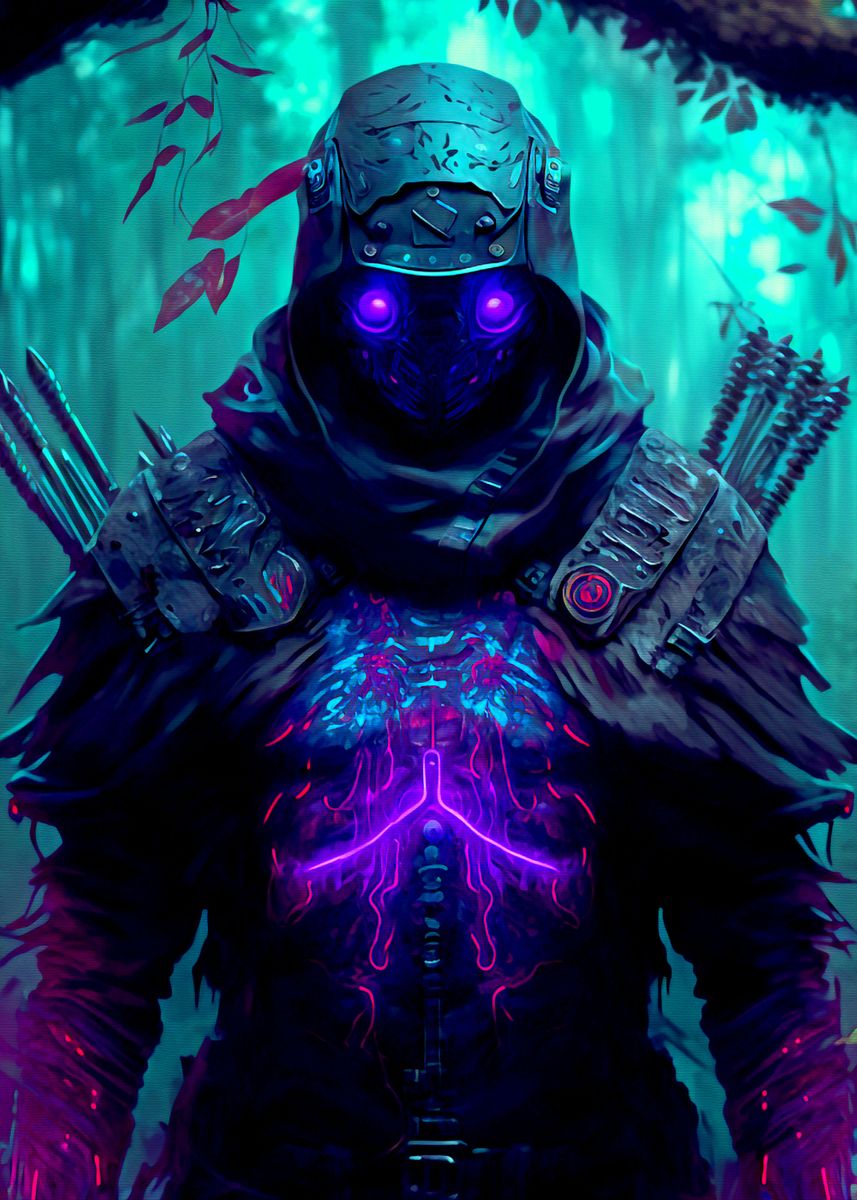 'Fantasy Warrior' Poster, picture, metal print, paint by Hita Ando ...