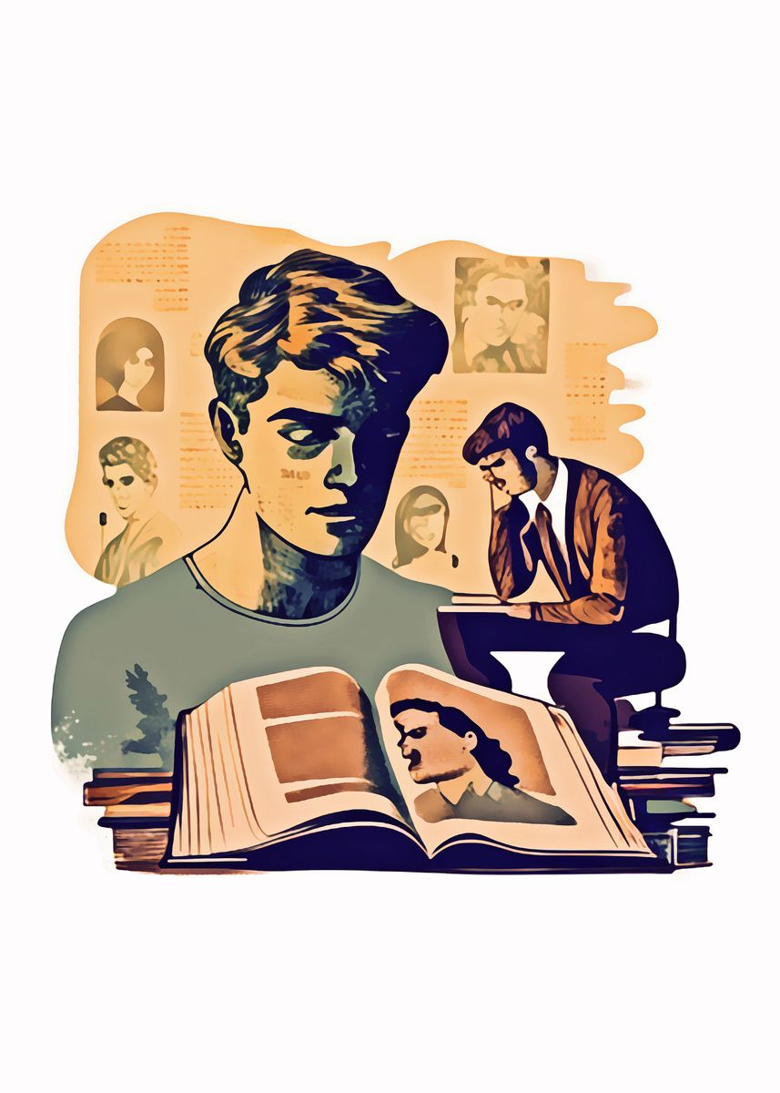 'man is simple' Poster, picture, metal print, paint by PLUOCK KOK ...