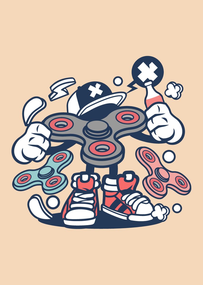 'Cartoon Illustration 433' Poster, picture, metal print, paint by Aloke ...