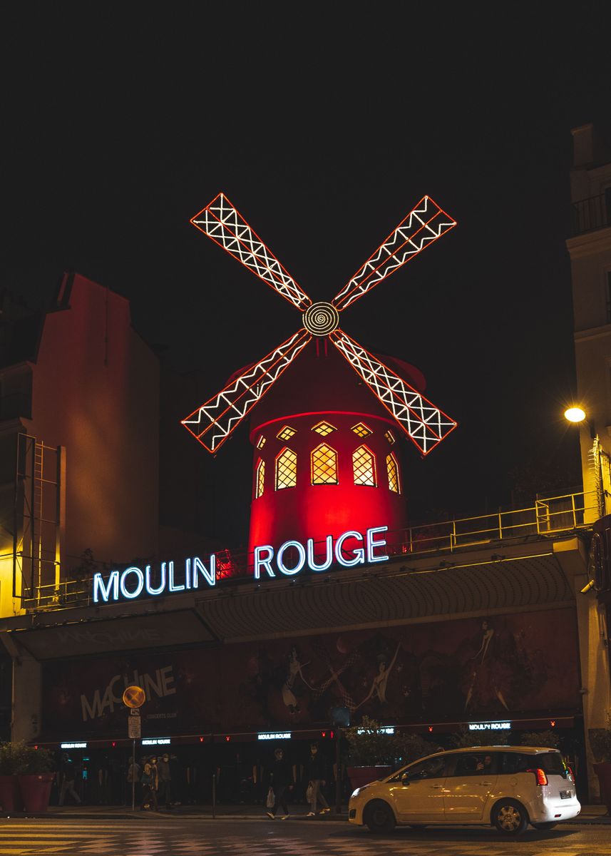 'Moulin Rouge in Paris' Poster, picture, metal print, paint by Art4Mynd ...
