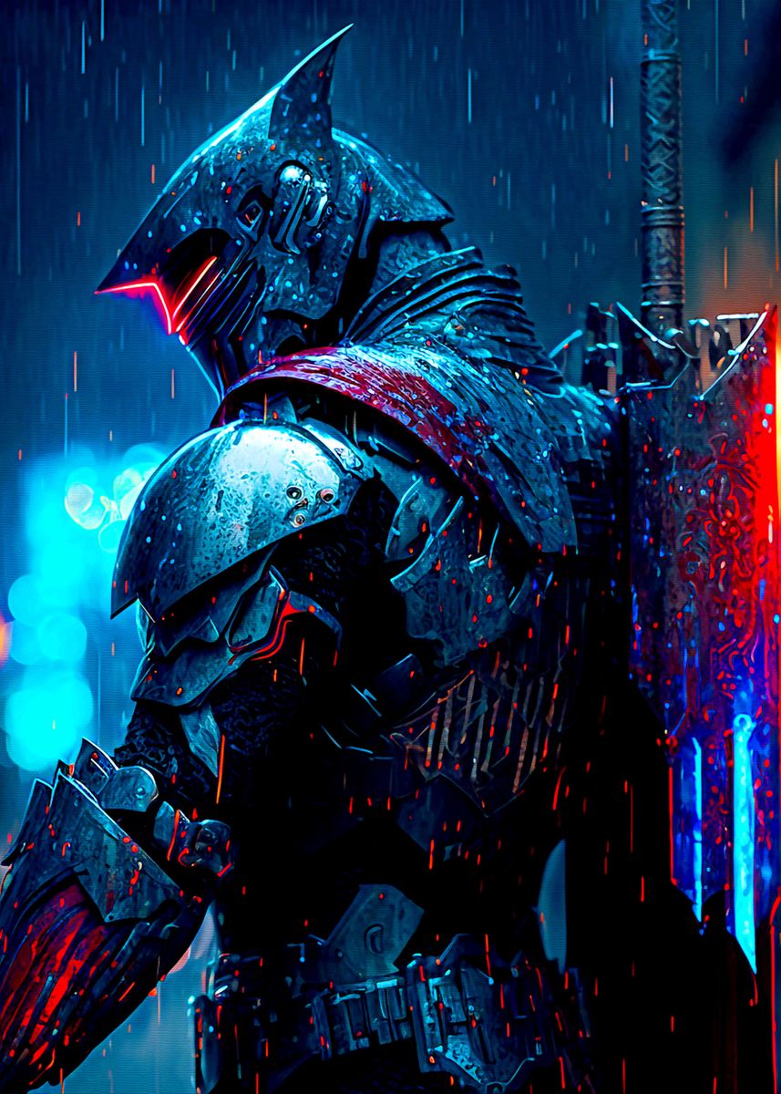 'Fantasy Warrior' Poster, picture, metal print, paint by Hita Ando ...