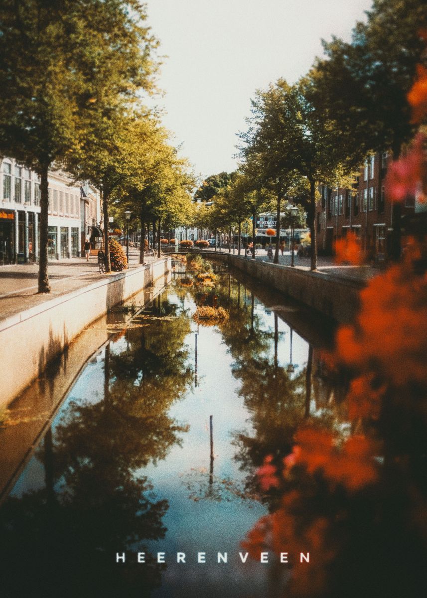 'Heerenveen' Poster, picture, metal print, paint by Visitify | Displate